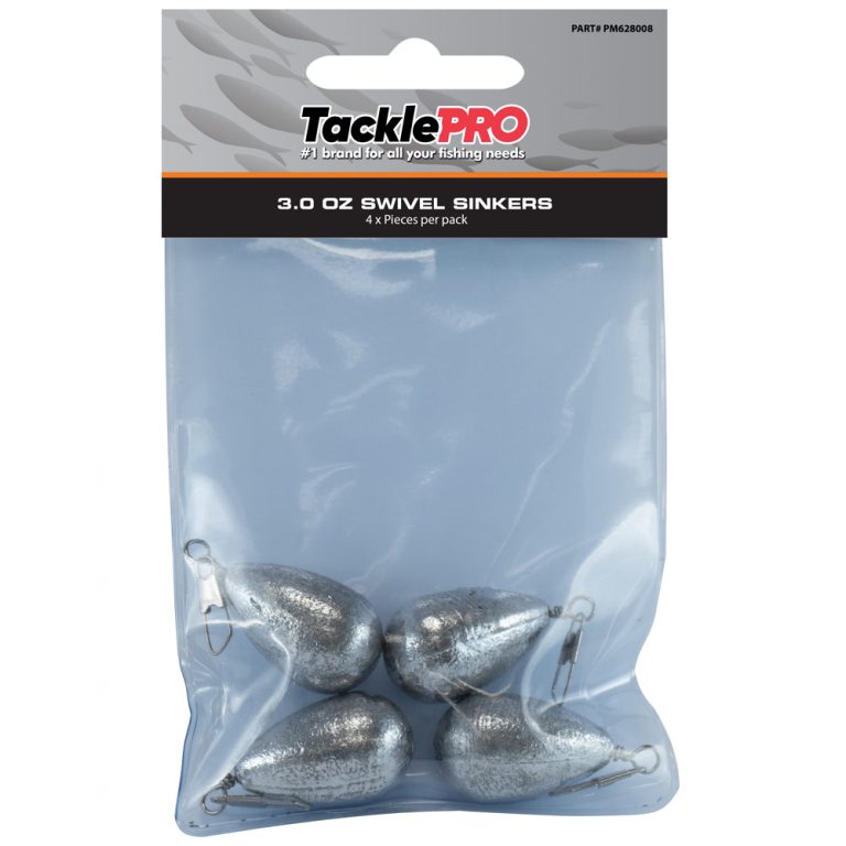 TacklePro Swivel Sinker 3.0oz – 4pc – TacklePRO NZ