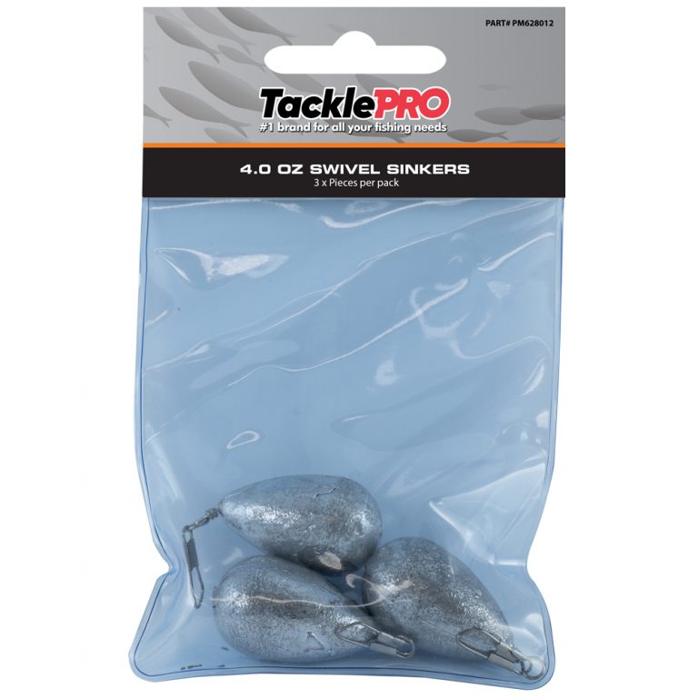TacklePro Swivel Sinker 4.0oz – 3pc – TacklePRO NZ